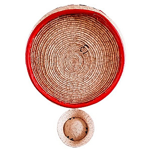 Hand Made Mesob Basket- Ethiopian/Eritrean Exquisite Hand Woven Serving Basket Messob (15" to 18'')