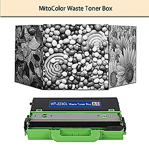MitoColor 1 Pack Black WT-223CL Waste Toner Box Compatible for Brother WT223CL Waste Container Replacement for HL-L3210CW L3230CDW L3270CDW L3290CDW MFC-L3710CW L3750CDW L3770CDW Printer