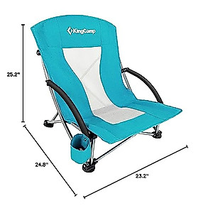 KingCamp KC3841_Cyan Camping Chair, One Size