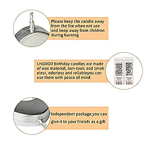 Silver 30th Birthday Candles for Cake, Number 30 1 3 Glitter Candle Party Anniversary Cakes Decoration for Kids Women or Men