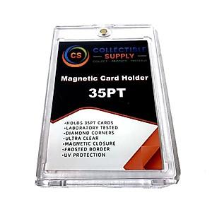 5 Pack Collectible Supply Magnetic Card Holder 35 PT. (5 Total Holders) Trading Gaming Storage & Protection