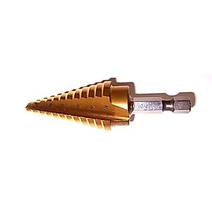 Champion Cutting Tool Titanium Impact Ready Step Drill Bit (3/16-7/8): MSD-HEX-4
