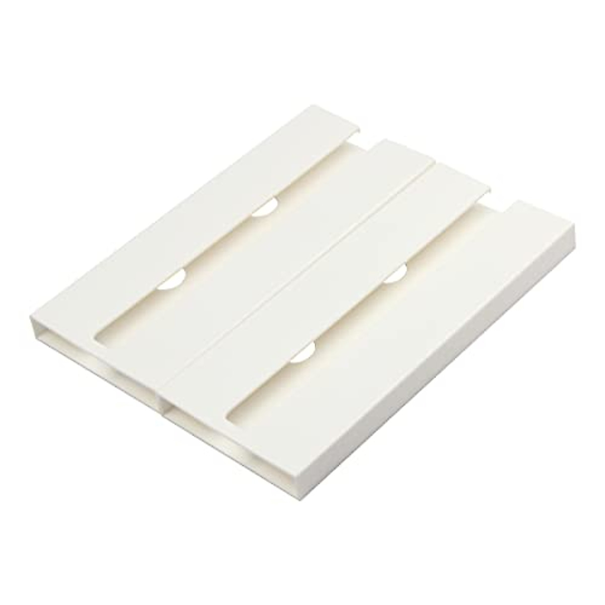 Jwinkumy Wine Glass Rack Under Cabinet, Wine Glass Holder 2 Pack Glasses Storage Under Shelf, Hanging Glass Rack Organizer for Bar Kitchen Restaurant, White