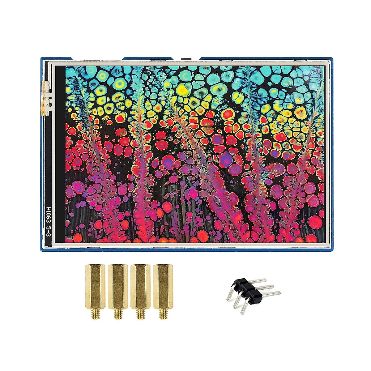 waveshare for Raspberry Pi Pico LCD 3.5inch Touch Display Module 480×320 Resolution 65K Colors Display IPS Screen,Resistive Touch Controller XPT2046, ILI9488 Driver, Using SPI Bus
