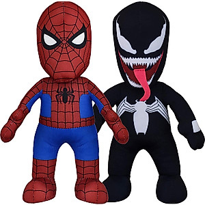 Bleacher Creatures Marvel Plush Figure Bundle: Spider-Man and Venom Figures
