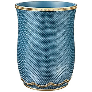 Popular Bath 942668 Capri, Waste Basket, Slate Blue