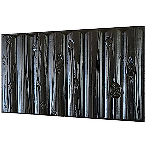 Concrete Molds DIY Sold 1 Piece Edge Stone Mold Log Edging Border Mold ABS Plastic Plaster Concrete Cement BR12