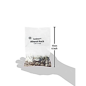 SunGrow Shrimp Rocks, for Crayfish, Hermit Crab, Snails, Crystal Red, Amano and Ghost Shrimps, 2 Ounce