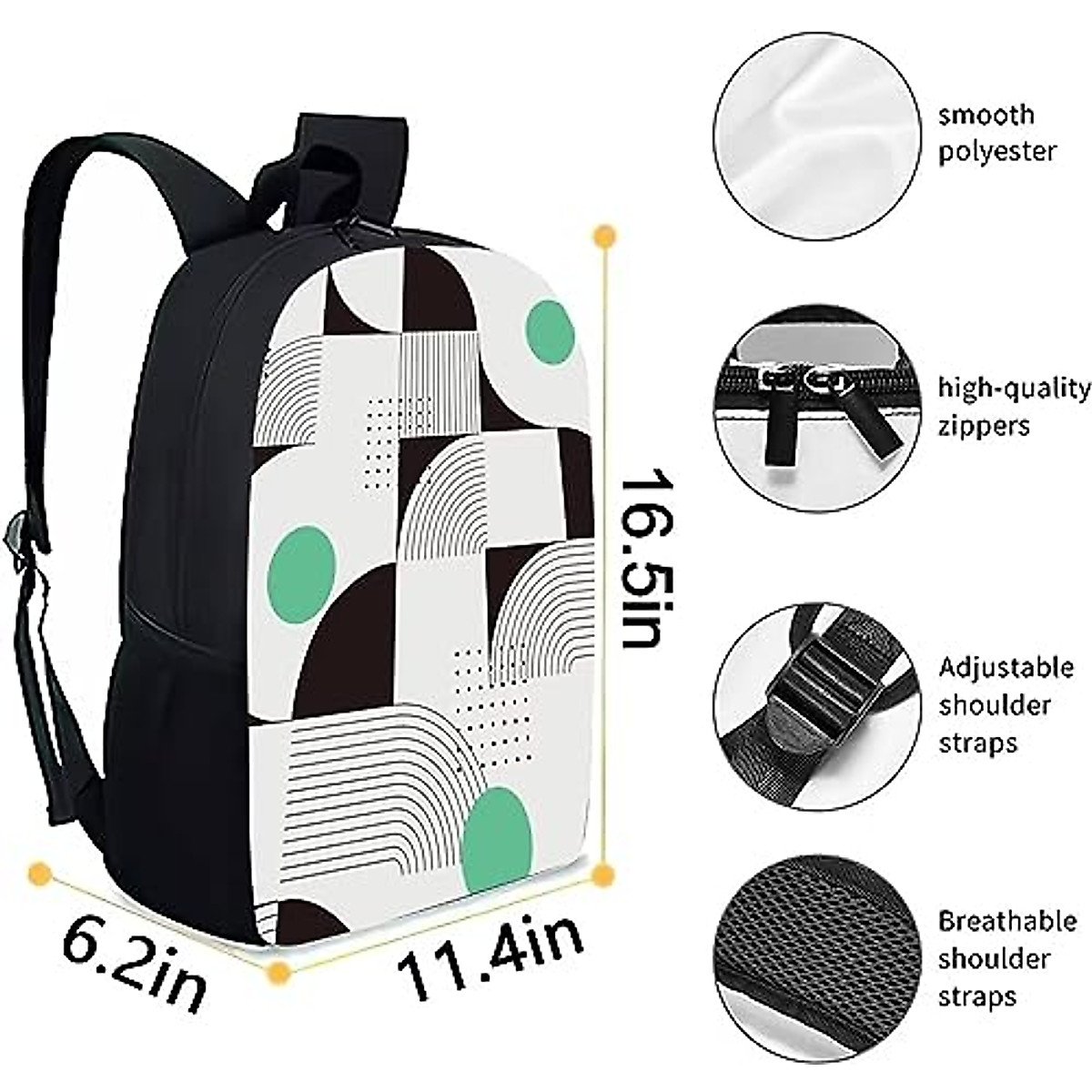 CEVAN Anime Backpacks Lightweight Cartoon Laptop Bag for Picnic/Work/Travel/Outdoor Sports