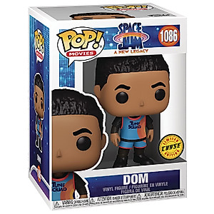 Funko Pop! Movies: Space Jam, A New Legacy - Dom in Toon Squad Shirt Chase Vinyl Figure (Includes Compatible Pop Box Protector Case)