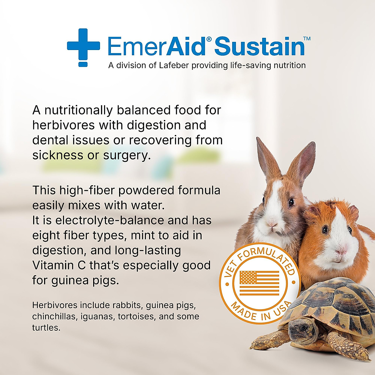 EMERAID Sustain Herbivore Mint Recovery Food for Herbivores 400 g