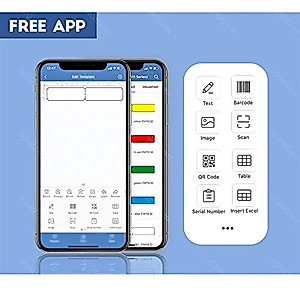 XXXDXDP Multifunction Thermal Label Printer Mini Portable Pocket Thermal Printer for Mobile Phone Home Use Office (Color : Black)