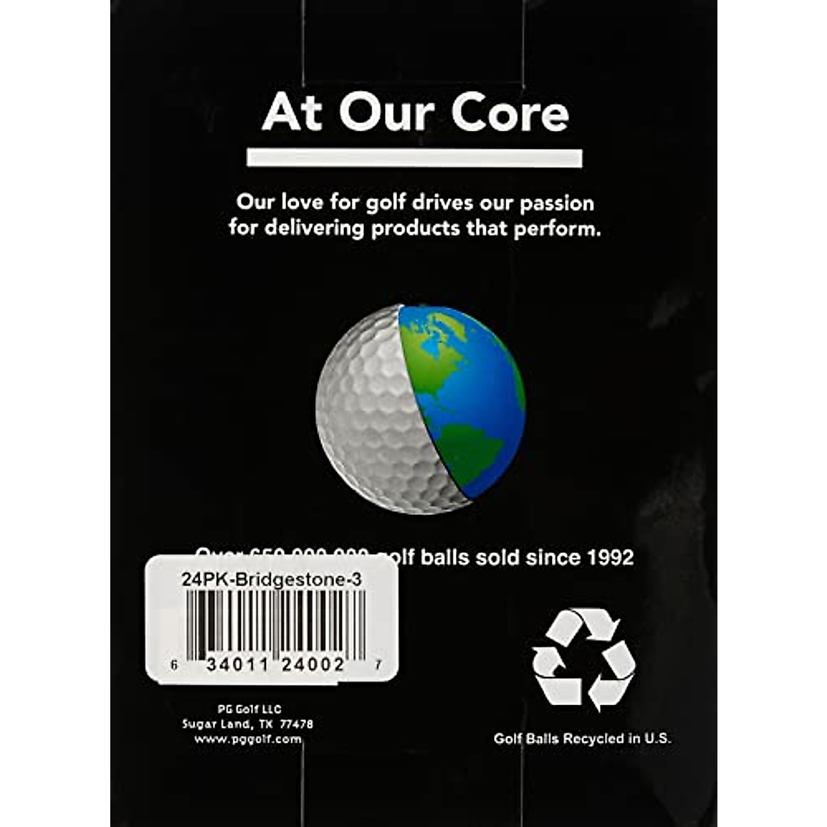 Reload Recycled Golf Balls (24-Pack) of Bridgestone Golf Balls, White
