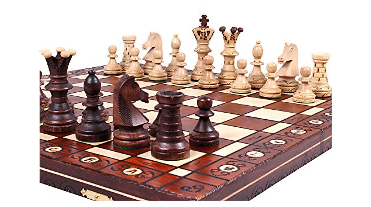 The Jarilo Unique Wooden Chess Set | Hand-Carved & Elegant Design