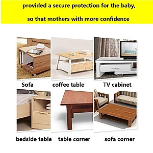 Baby Proof Corners and Edges,Corner Covers Baby Safety Collision Protection in Children's Play Area and Nursing Home Protection for the Elderly(2M)