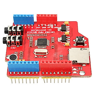 DAOKI VS1053 VS1053B TF Card Stereo Audio MP3 Player Record Decode Development Board Module for Arduino with 3.5mm Audio Jack Cable