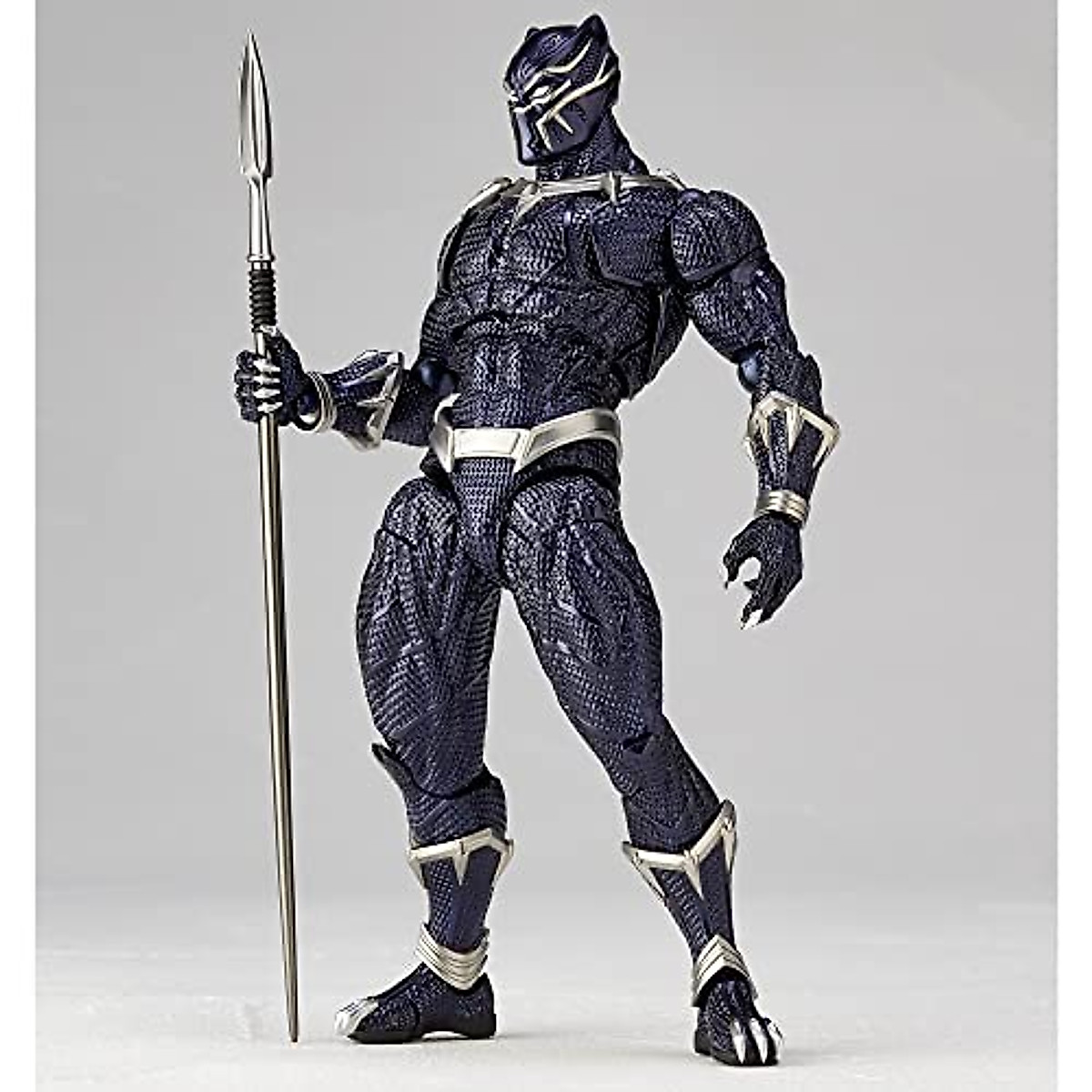 Kaiyodo Figurecomplex Amazing Yamaguchi Black Panther, Approx. 6.7 inches (170 mm), ABS & PVC Painted Action Figure, Revoltech