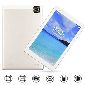 8.1 Inch Tablet, Android 10 2.4/5Ghz WiFi Tablet PC, 4+64GB, MTK6592 CPU, 720x1280 Resolution, with 3 Card Slots, for Entertainment