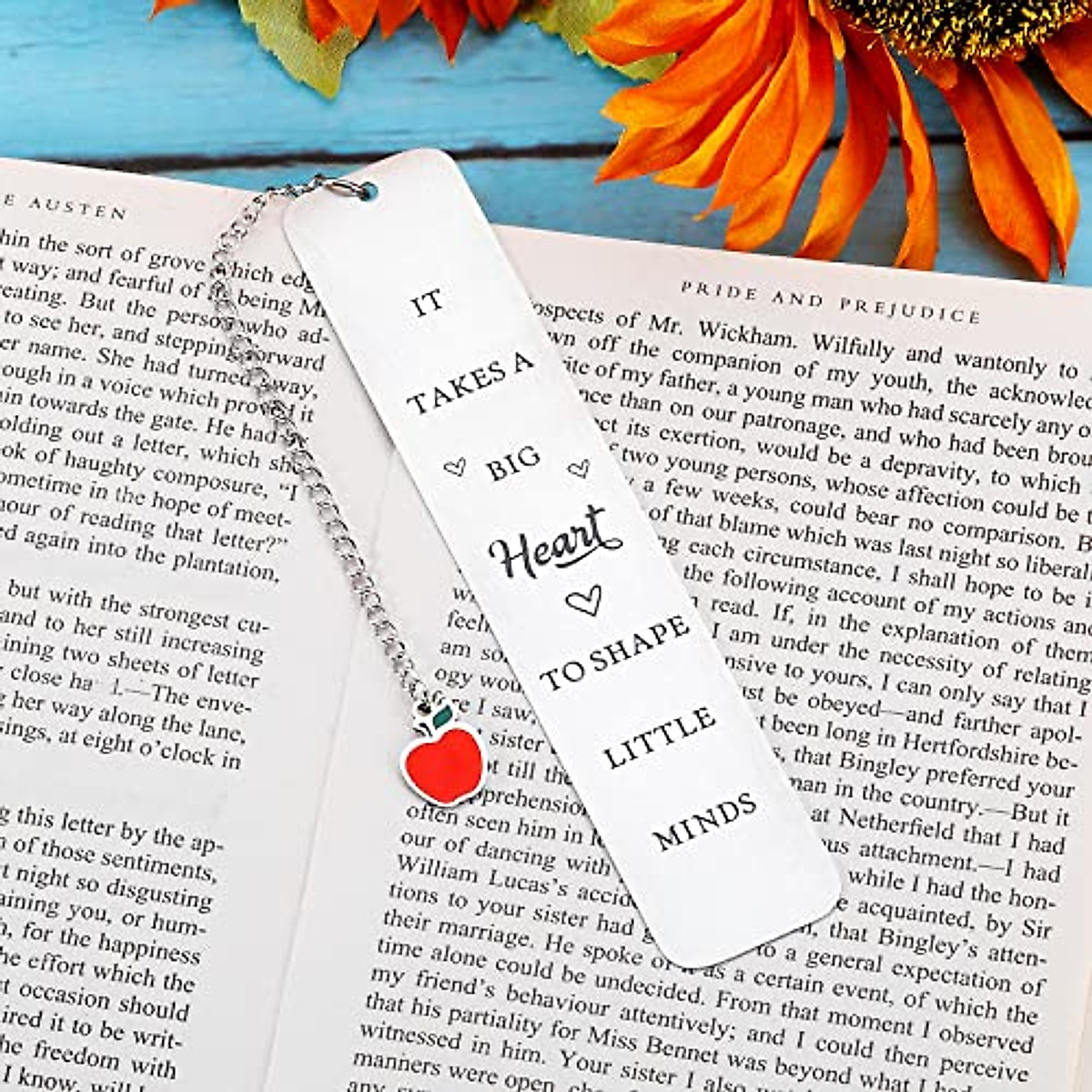 Valentines Day Gifts for Teachers Bookmarks Gifts for Women Teacher Book Lovers Appreciation Gifts Teachers Day Thank You Graduation Birthday Christmas Gift for Preschool Daycare Spanish Teacher