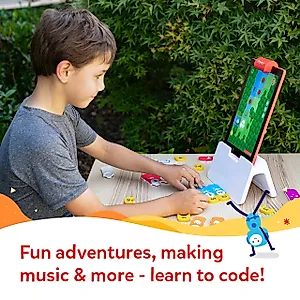 Osmo-Coding Starter Kit for Fire Tablet-3 Educational Learning Games Ages 5-10+-Learn to Code,Coding Basics & Coding Puzzles-STEM Toy Gifts,Boy & Girl(Osmo Fire Tablet Base Included-Amazon Exclusive)