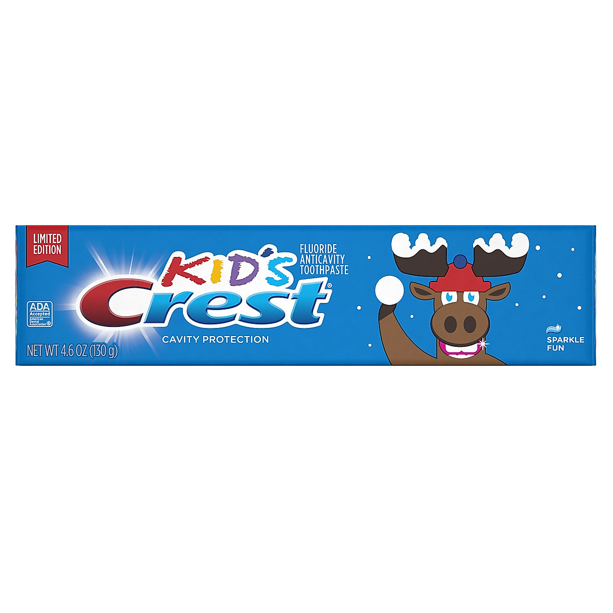 Crest Kid's Crest, Fluoride Anticavity Toothpaste, Sparkle Fun Flavor, 4.6-Ounce Tube