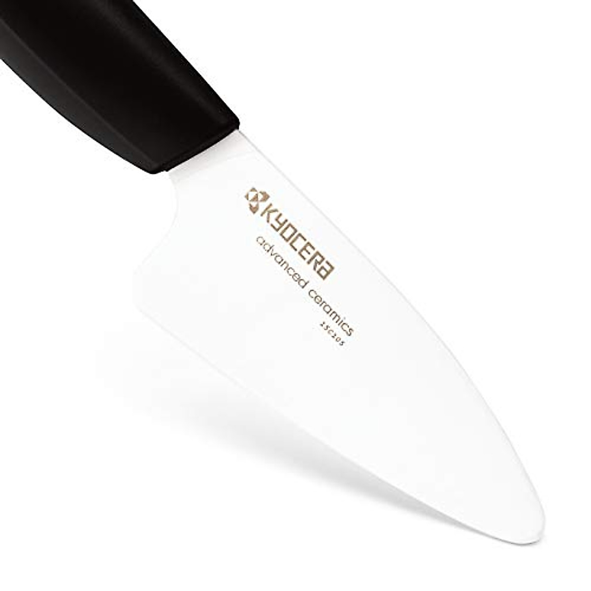 Kyocera Advanced Ceramic Revolution Series 3-inch Mini Prep Knife, Black Handle, White Blade