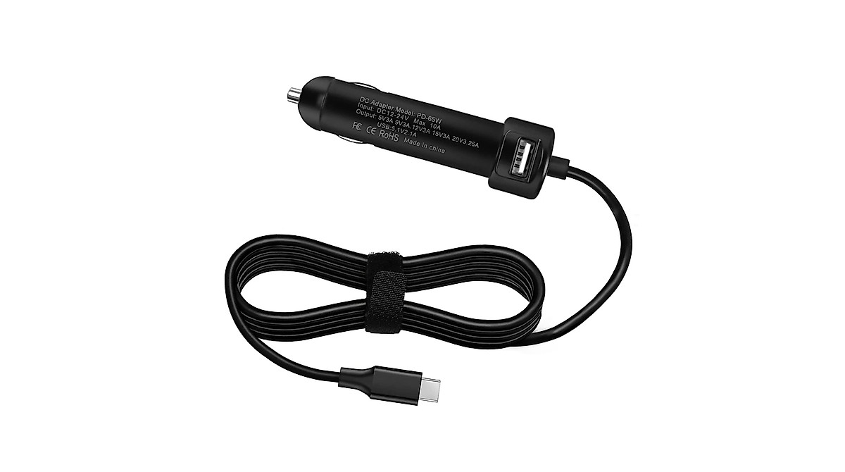 65W USB-C Car Charger for Gaming Consoles