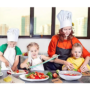 Tellshun 14 Pieces Wooden Kids Kitchen Knife Set with Gloves Cutting Board Fruit Vegetable Crinkle Cutters Serrated Edges Plastic Toddler Knifes for Real Cooking Kid Safe Knives