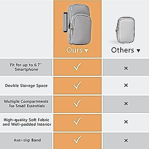 SUITMAT Water Bottle Pouch for Stanley Quencher H2.0 FlowState Tumbler, Large Pouch Bag for Stanley Cup Accessories, Cup Backpack with Multiple Pockets for Phone, Cards, Keys (Bag Only)