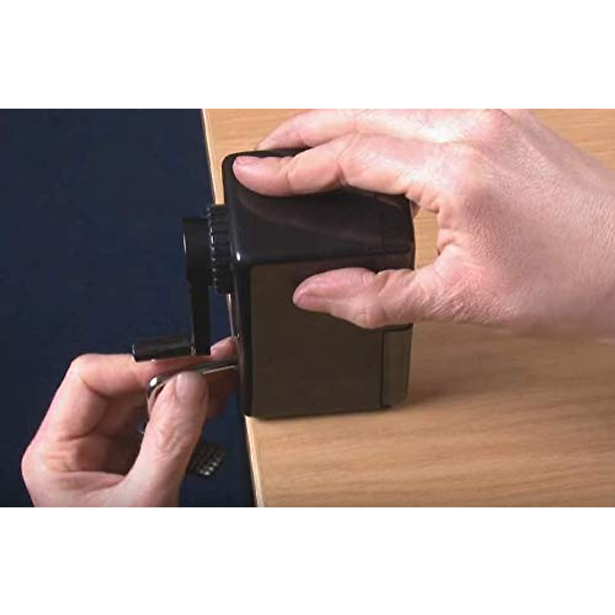 Derwent Super Point Manual Helical Pencil Sharpener (2302001) , Black , 1 Count (Pack of 1)