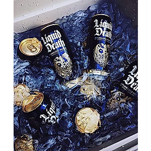 Liquid Death, Sparkling Mountain Water, Real Mountain Source, Natural Minerals & Electrolytes, 18-Pack (Tallboy Size 16.9oz Cans)