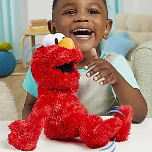 Sesame Street Tickliest Tickle Me Elmo, Laughing, Talking, 14-Inch Elmo Plush Toy, Toddler, Kids 18 Months & Up