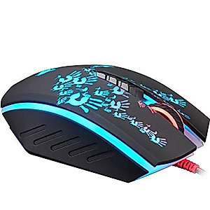 Bloody A60L Optical Gaming Mouse with Light Strike (LK) Switch & Scroll - Fully Programmable and Advance Macros (A60L)