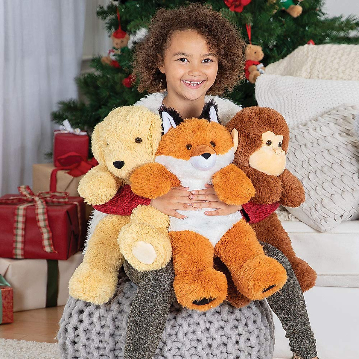 Vermont Teddy Bear Stuffed Monkey - Oh So Soft Monkey Stuffed Animal, Plush Toy, Brown, 18 Inch