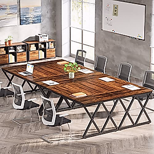 Tribesigns 6FT Conference Table, 70.8Wx 31.5D Inch Meeting Table for Office Conference Room, Modern Rectangular Seminar Training Table Boardroom Desk