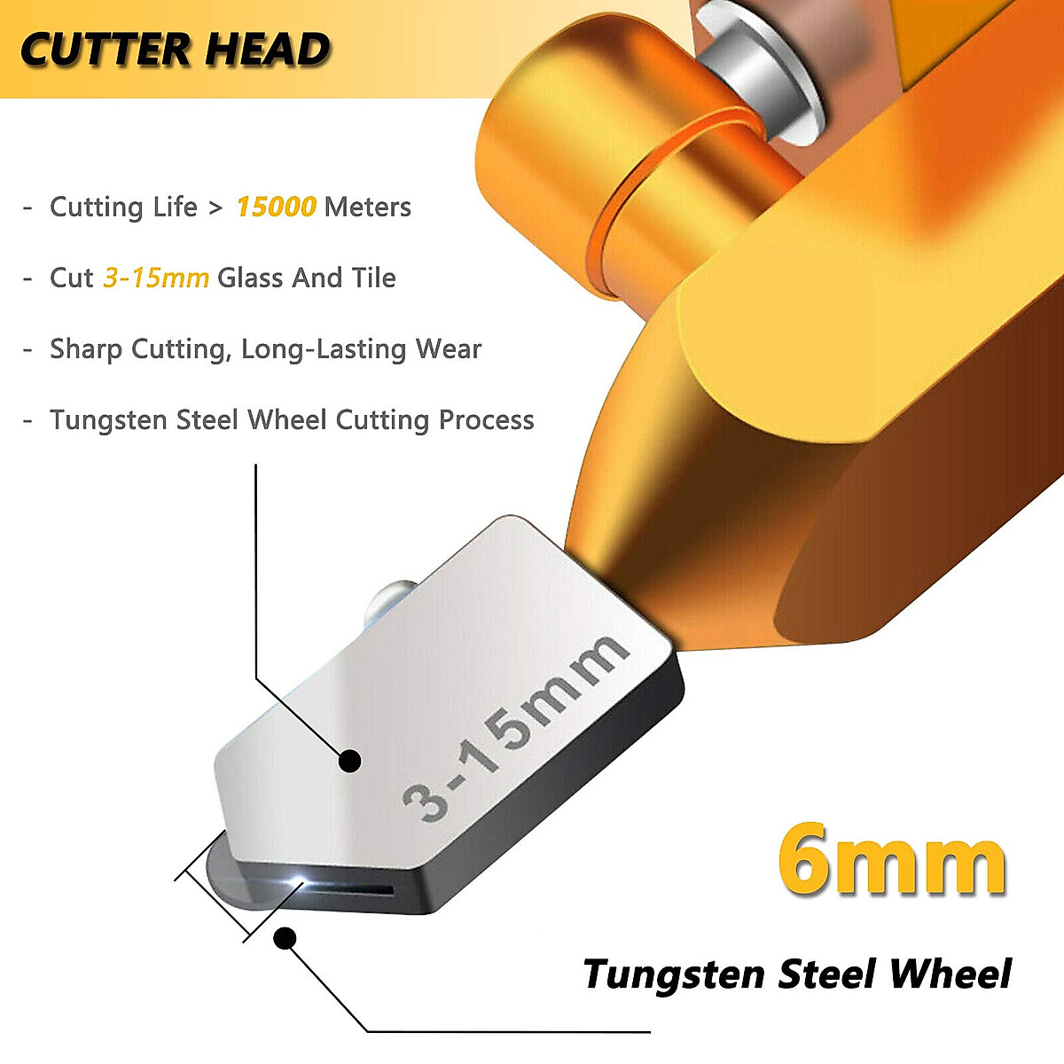 Manual Tile Cutter, 2 in 1 Glass Tile Cutter Hand Tool with Glass Breaking Pliers, Mirror Cutting Kit with 3 Tungsten Steel Blade for Home DIY Cutting Glass, Mirror, Ceramic Tile, Glazed Tiles