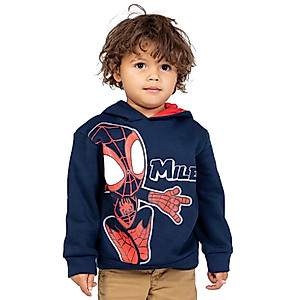 Marvel Spidey and His Amazing Friends Miles Morales Toddler Boys Pullover Hoodie 5T