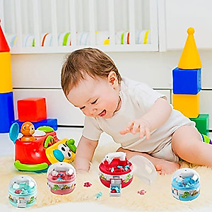 2 Pack Mini Claw Machine, Toy Claw Machine Tiny for Kids Miniature Hand Claw Machine Set with Mini Dinosaur Small Arcade Game Birthday Gift Stocking Stuffer Pinata Party Favors for Boy Girl 8-12