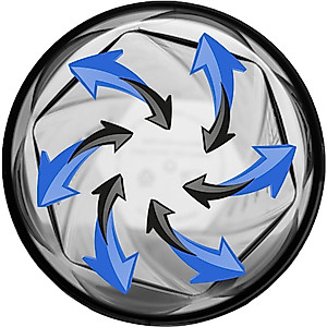 Helimix 2.0 Vortex Blender Shaker Bottle 28oz | No Blending Ball or Whisk | USA Made | Portable Pre Workout Whey Protein Drink Shaker Cup | Mixes Cocktails Smoothies Shakes | Dishwasher Safe (28 oz, Blue)