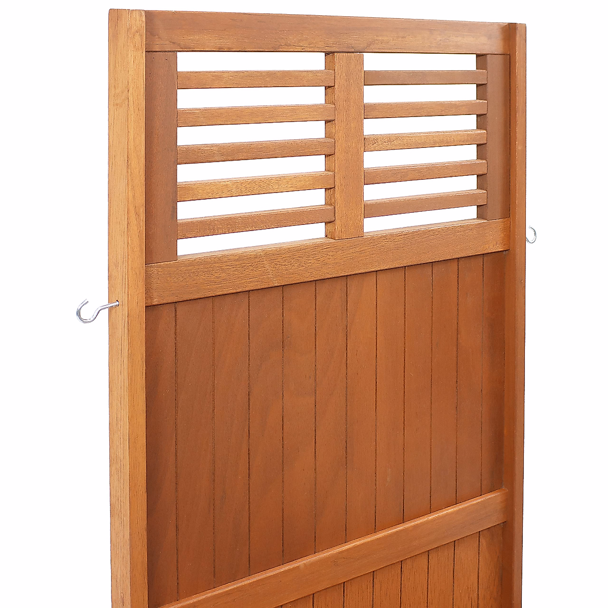 Sunnydaze Outdoor Wooden Garden Planter Box with Privacy Screen