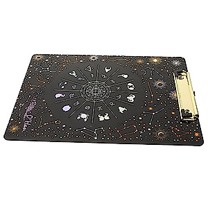 Operitacx Plastic Folder 4pcs for Profile Writing Fashion File Folders A Letter Exam Size Case with Clip Clipboards Paper Decorative Nurse Storage Pattern Holder Office Folder Clipboard