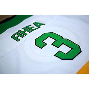 Ross The BOSS Rhea ST John's Shamrocks Hockey Jersey with EMHL Patch Stitch (38, White)