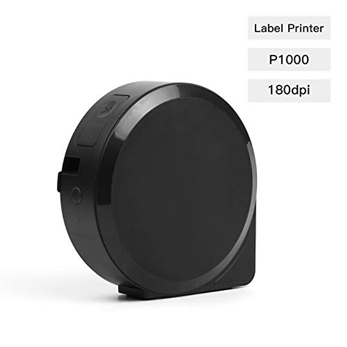 VIBY Portable Label Maker Printer Thermal Transfer Printer Manual Cutting 180dpi BT Connection with APP Multiple Languages (Color : OneColor)