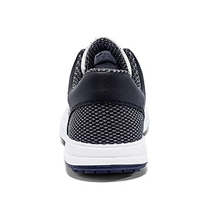 Womens Golf Shoes Spikeless Outdoor Golf Walking Sport Sneakers for Men for Superior Comfort and All Weather Breathability (Color : White Black, Size : 11 Women/9.5 Men)