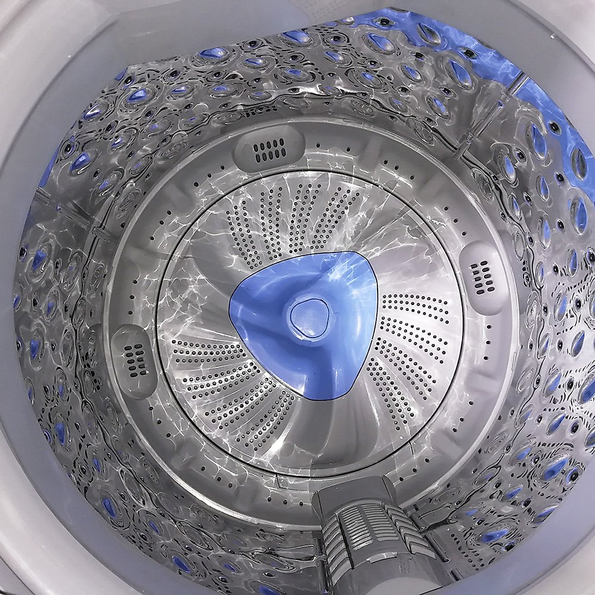 Panda 1.70 cu.ft Portable Washing Machine, High-End Fully Automatic Compact Washer, 11lbs Capacity, Folding Window, White