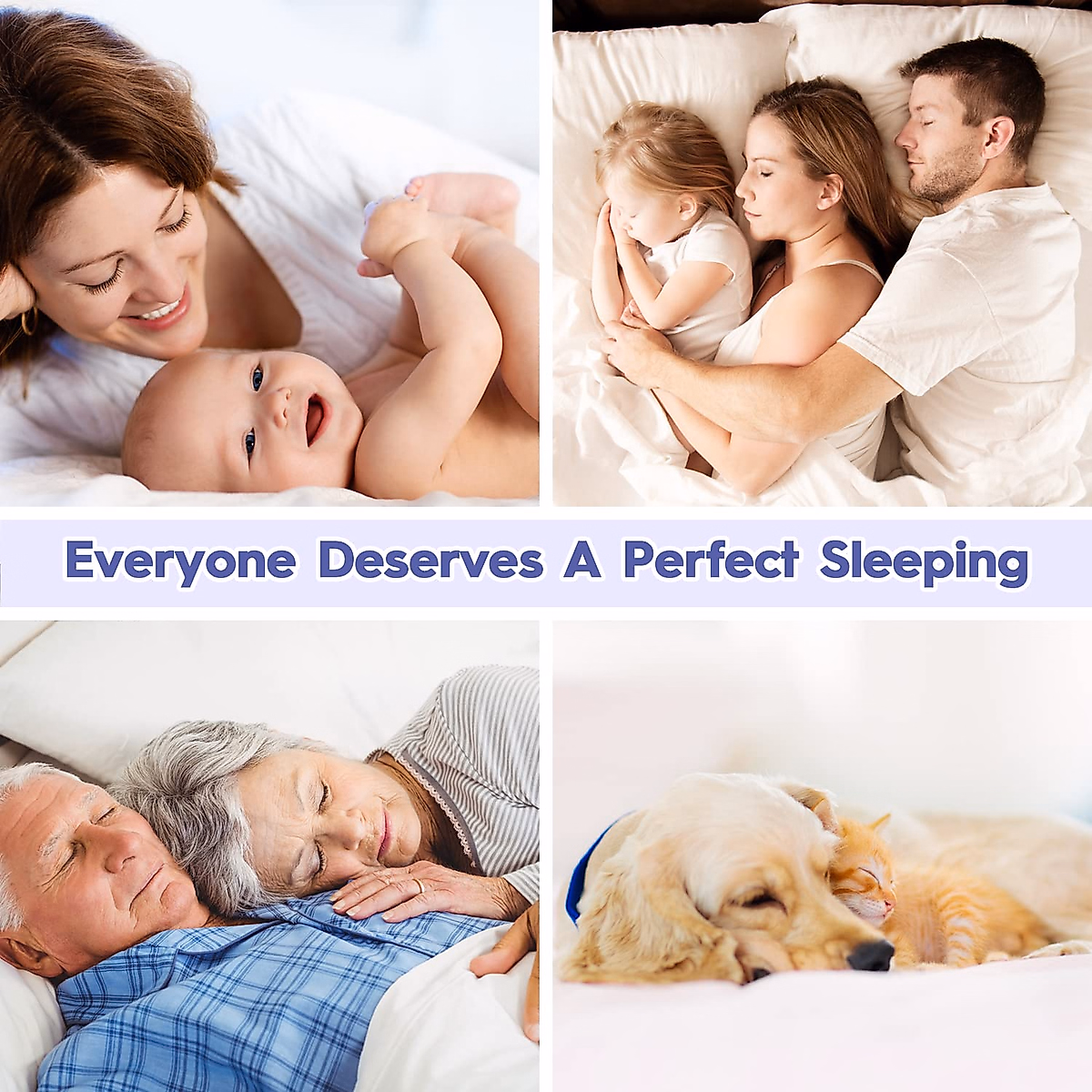 ABENE Mattress Topper Short Queen for Back Pain Relief, Extra Thick Mattress Pad Pillowtop, Soft Mattress Protector Cover with 8"-21" Deep Pocket, Overfilled Down Alternative Filling (White)