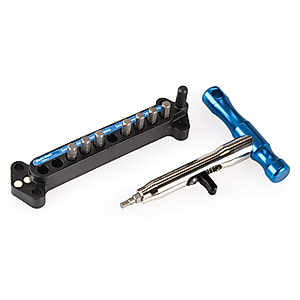 Park Tool,One Size QTH-1 - Quick Change Bit Driver Set, Blue/Silver