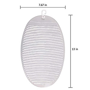 Cibicon Household Washboard,Travel Washboard,Collapsible Washboard,Non-Slip Laundry Pad,Hand Percussion Washboards, Soft Plastic Hand Folding Washboard