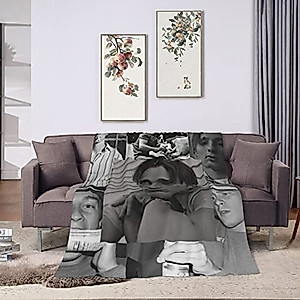 Drew Starkey Collage Ultra-Soft Micro Fleece Throw Blanket Warm Comfortable Versatile Blanket for Sofa and Travel