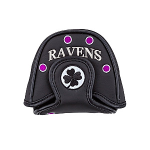 RAVENS Mallet Putter Covers - Replacement Head Cover - Compatible with Odyssey 2-Ball - Scotty Cameron, Taylormade and Ping Putters